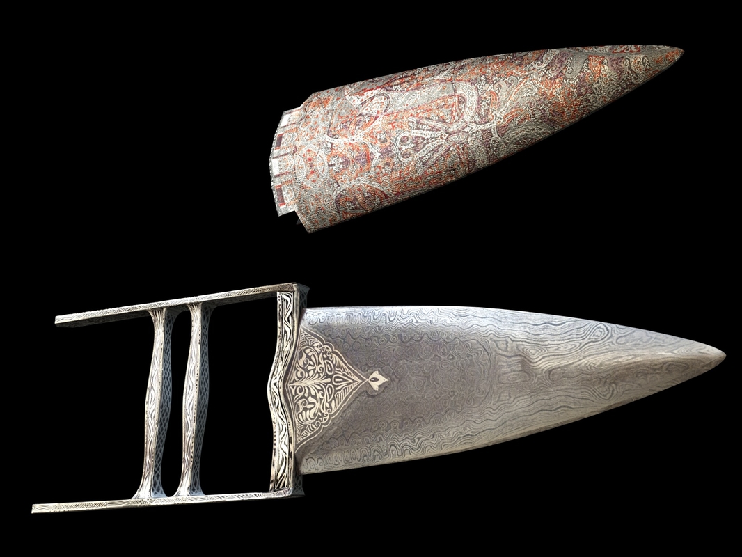 katar tiger knife 3d model