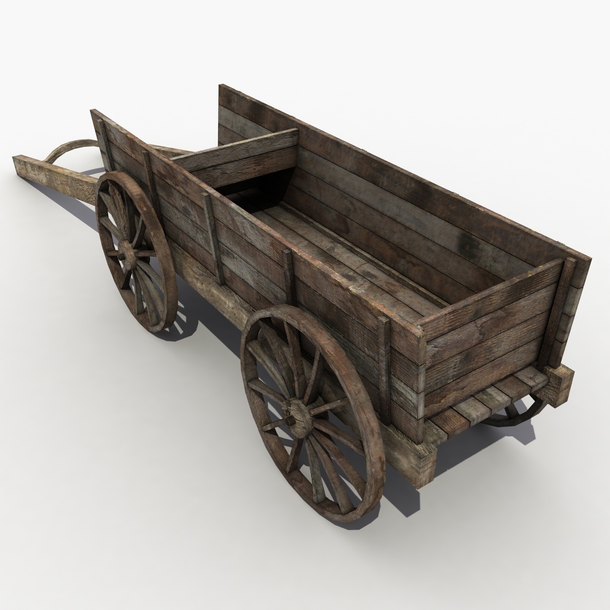 3d medieval cart