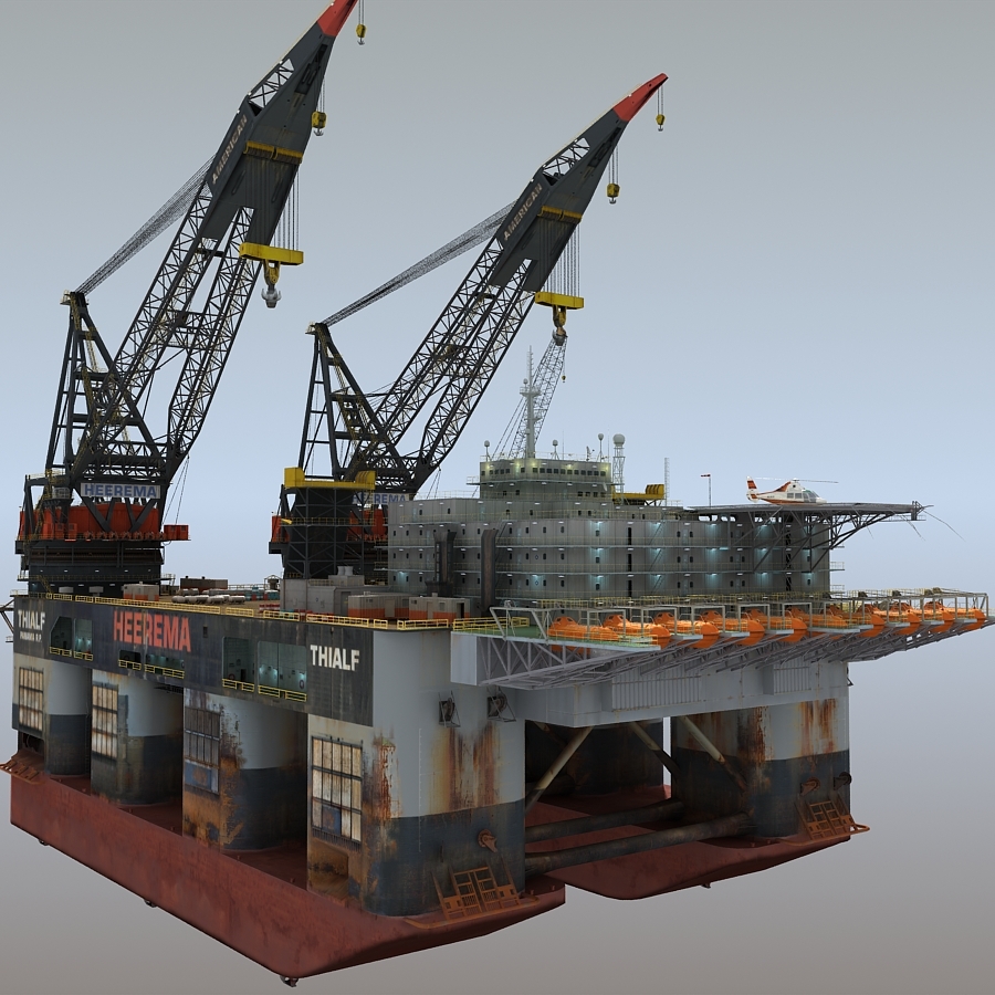 3d dual crane vessel format