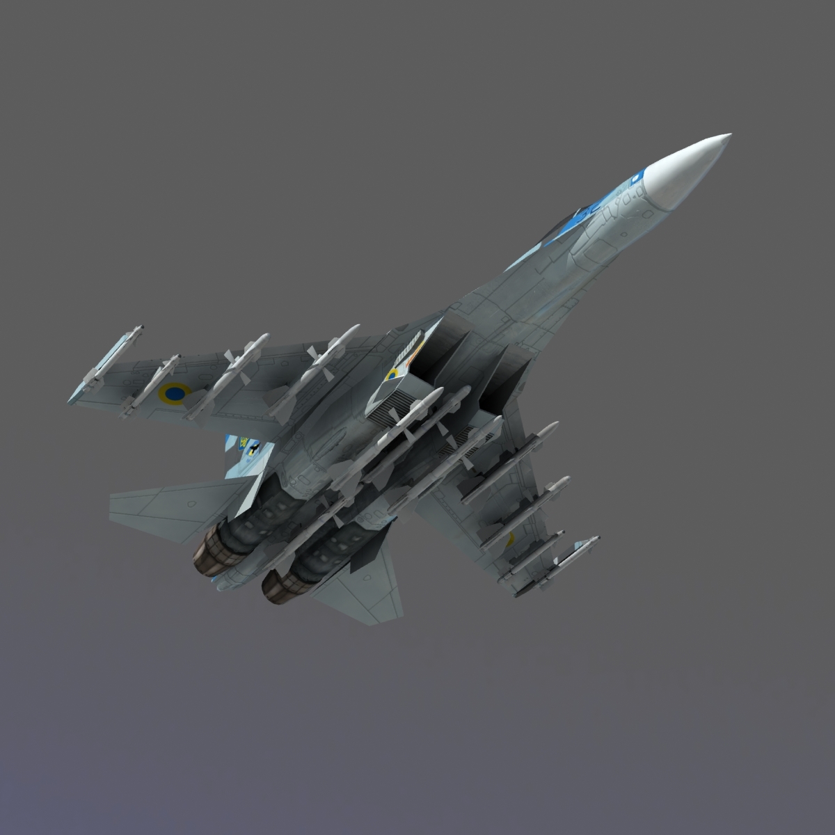 3d model of su27 air force