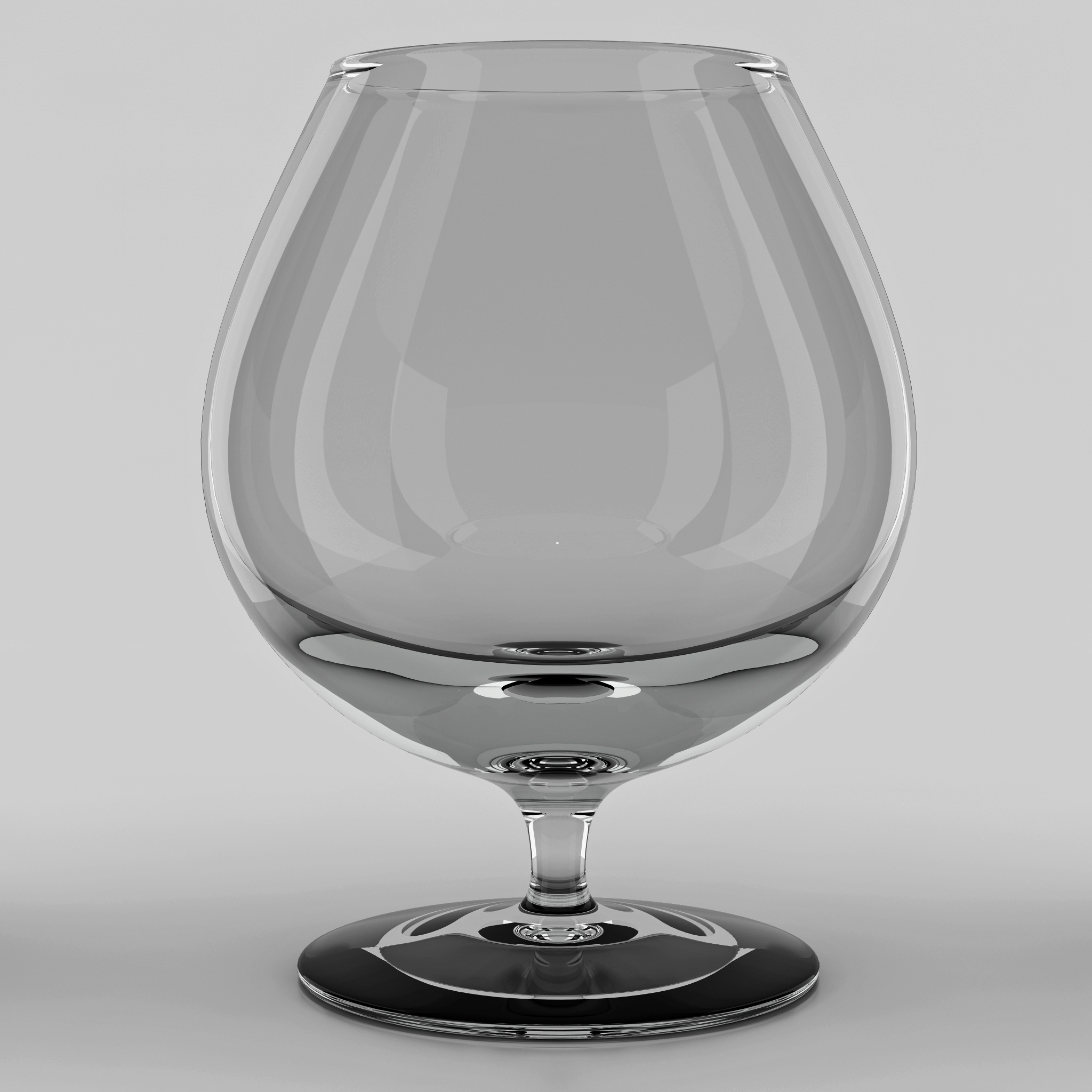 snifter glass 3d model