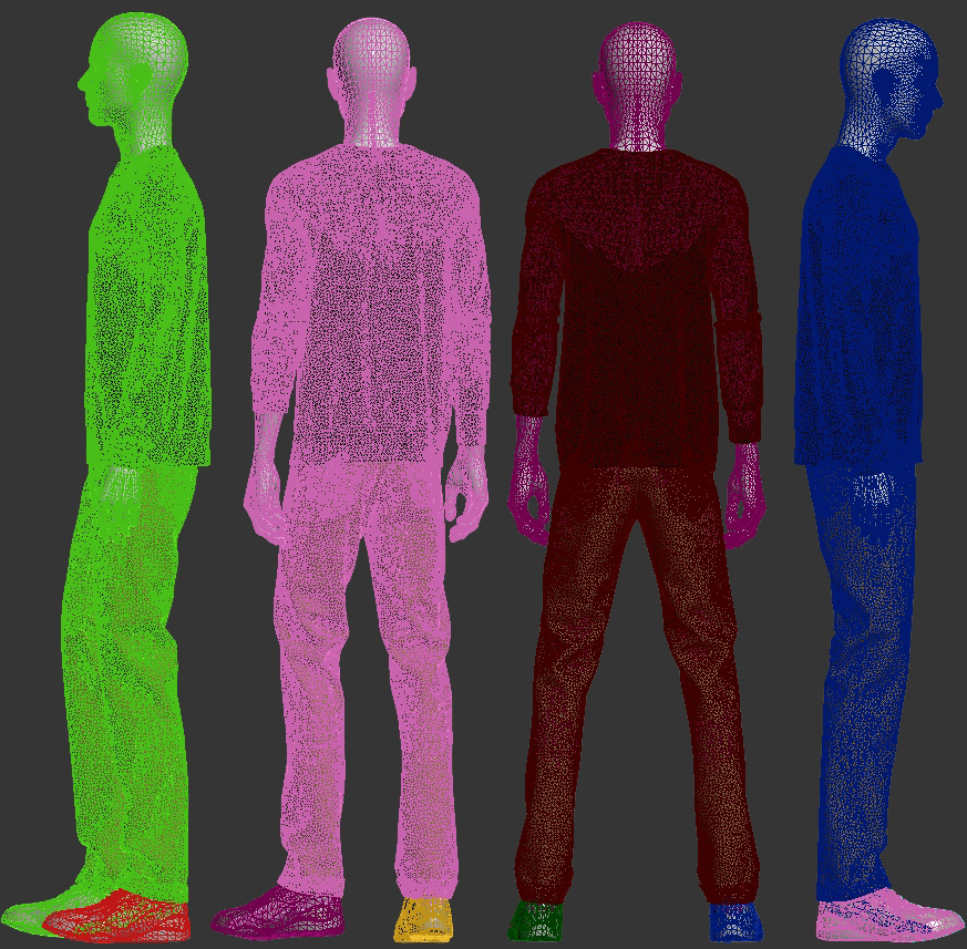 3d model man mannequin