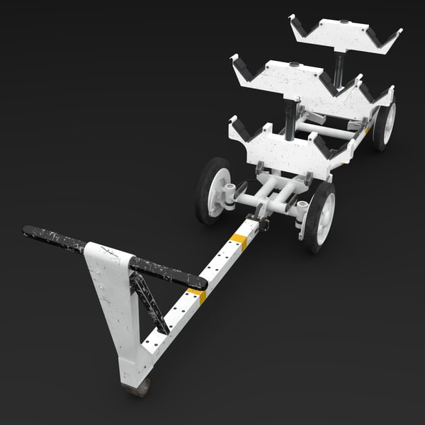 missile cart navy 3d model