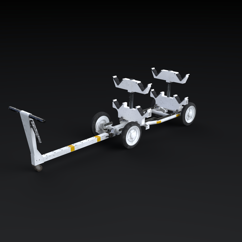 missile cart navy 3d model