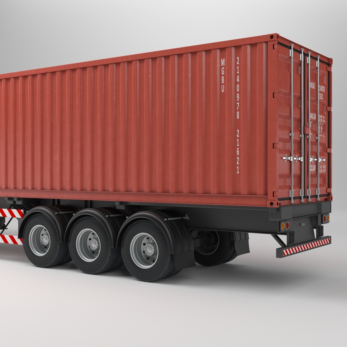 3dsmax renault magnum 500 trailer truck