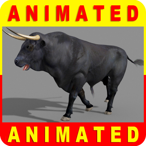 Bull 3D Models for Download | TurboSquid