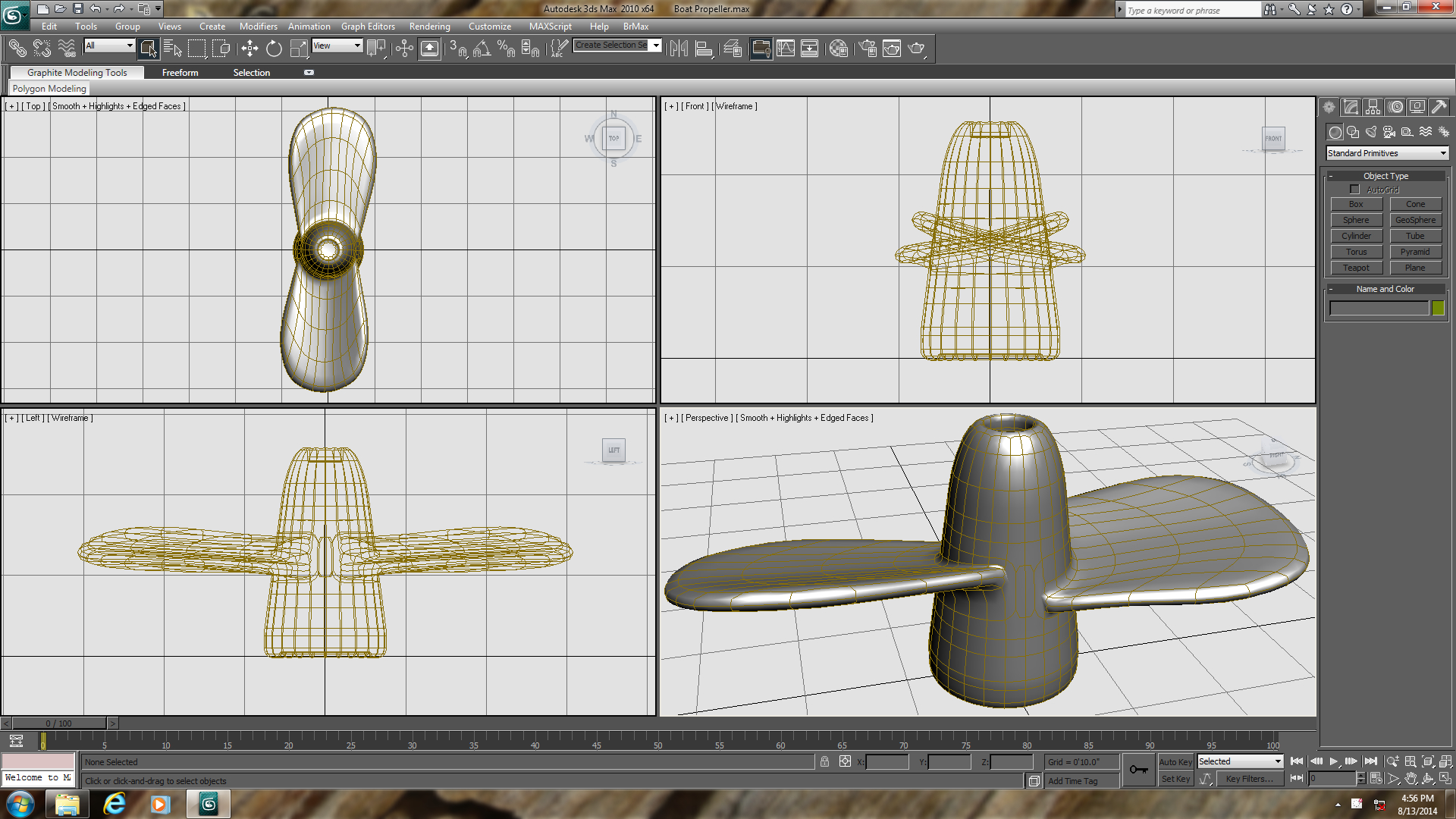 boat propeller 3d model