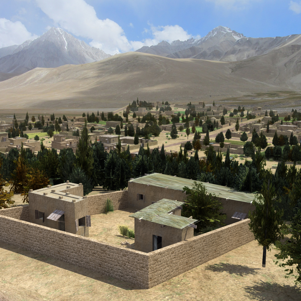 afghan farmland farms 3d 3ds