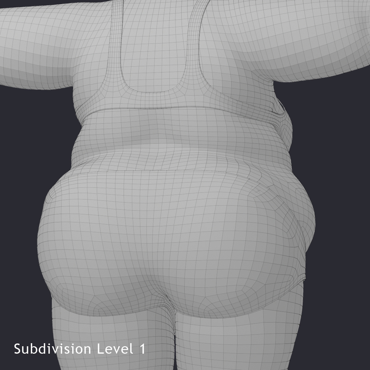 3d rigged female