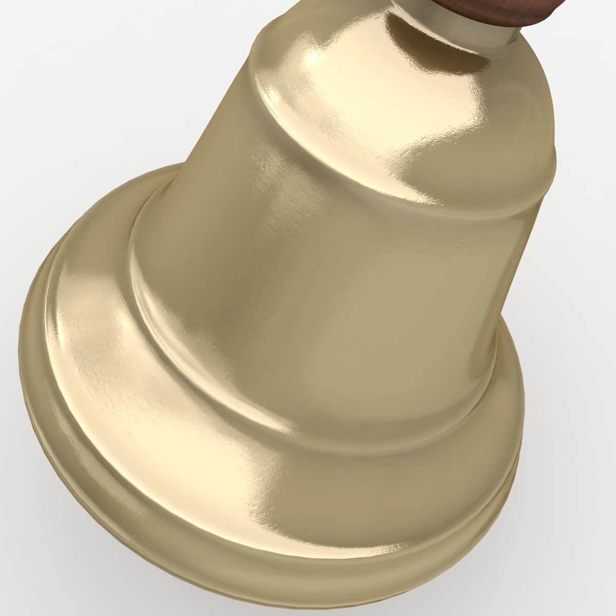 hand bell 3d max