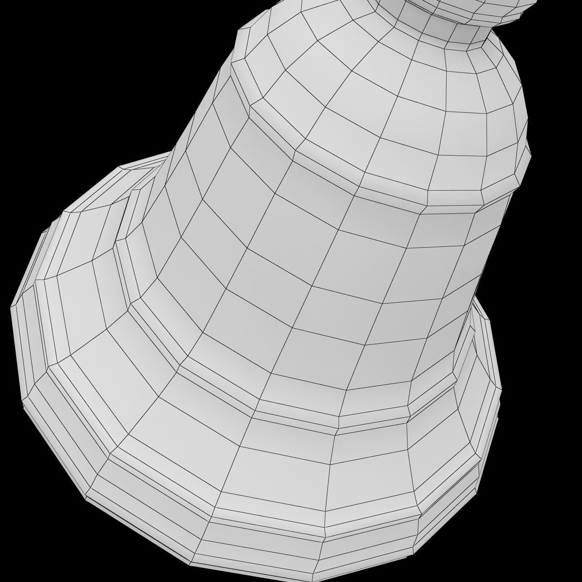 hand bell 3d max