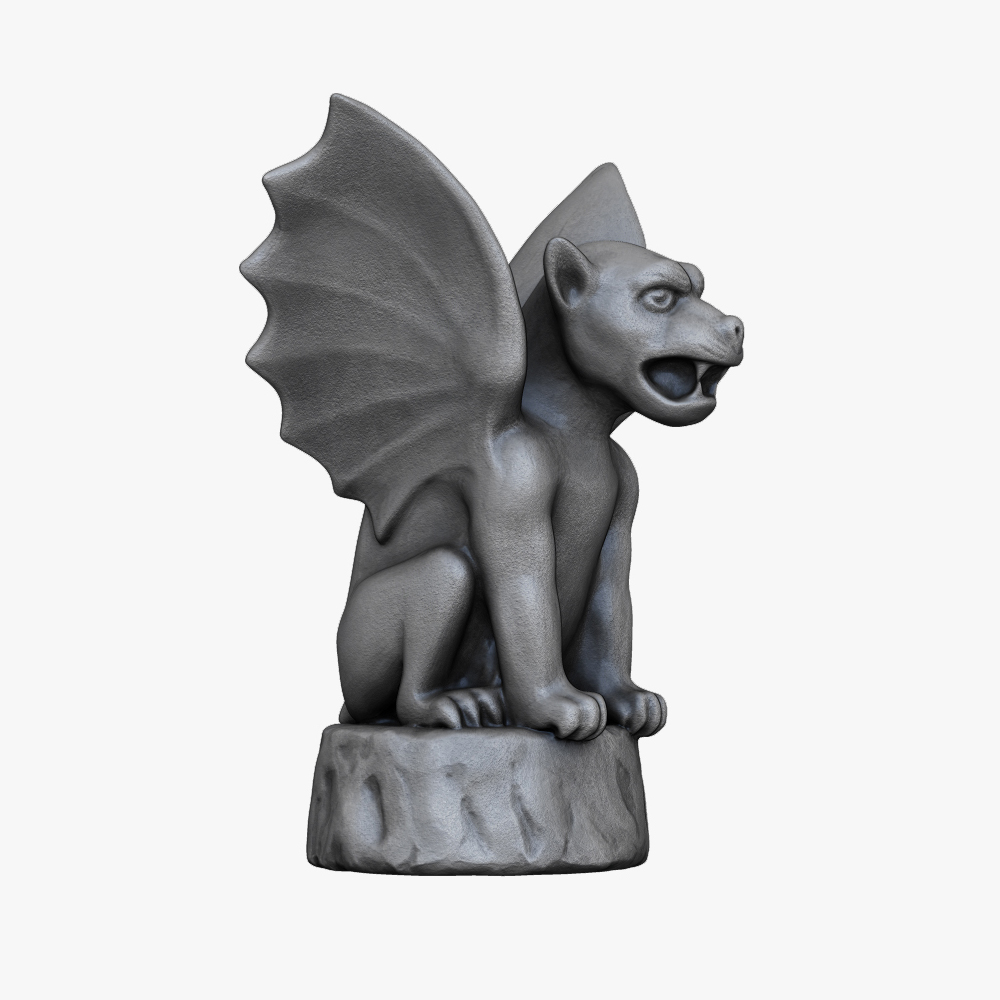 3d gargoyle model
