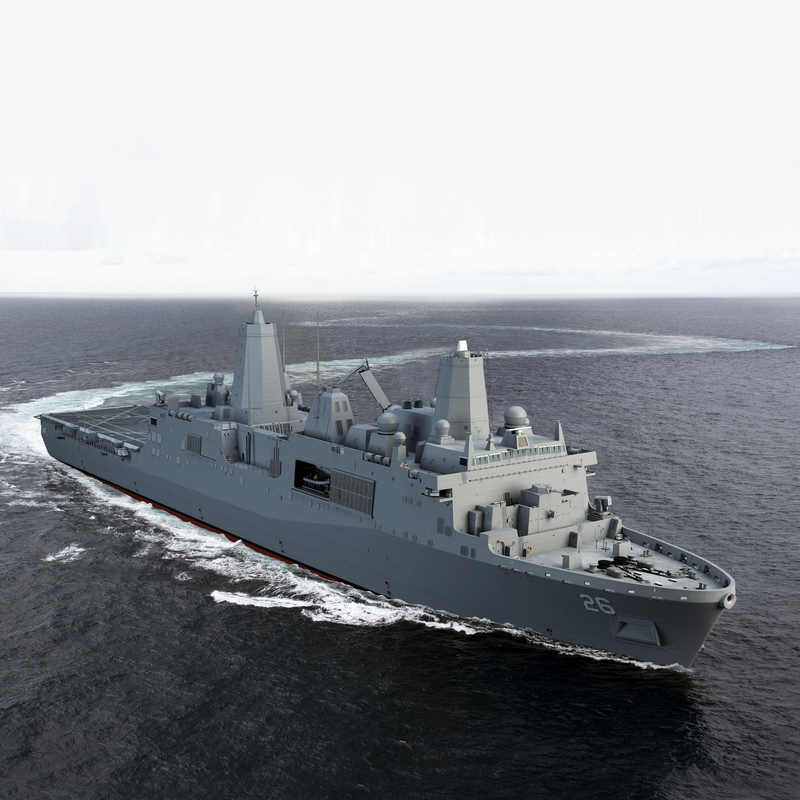 uss p lpd-26 3d model