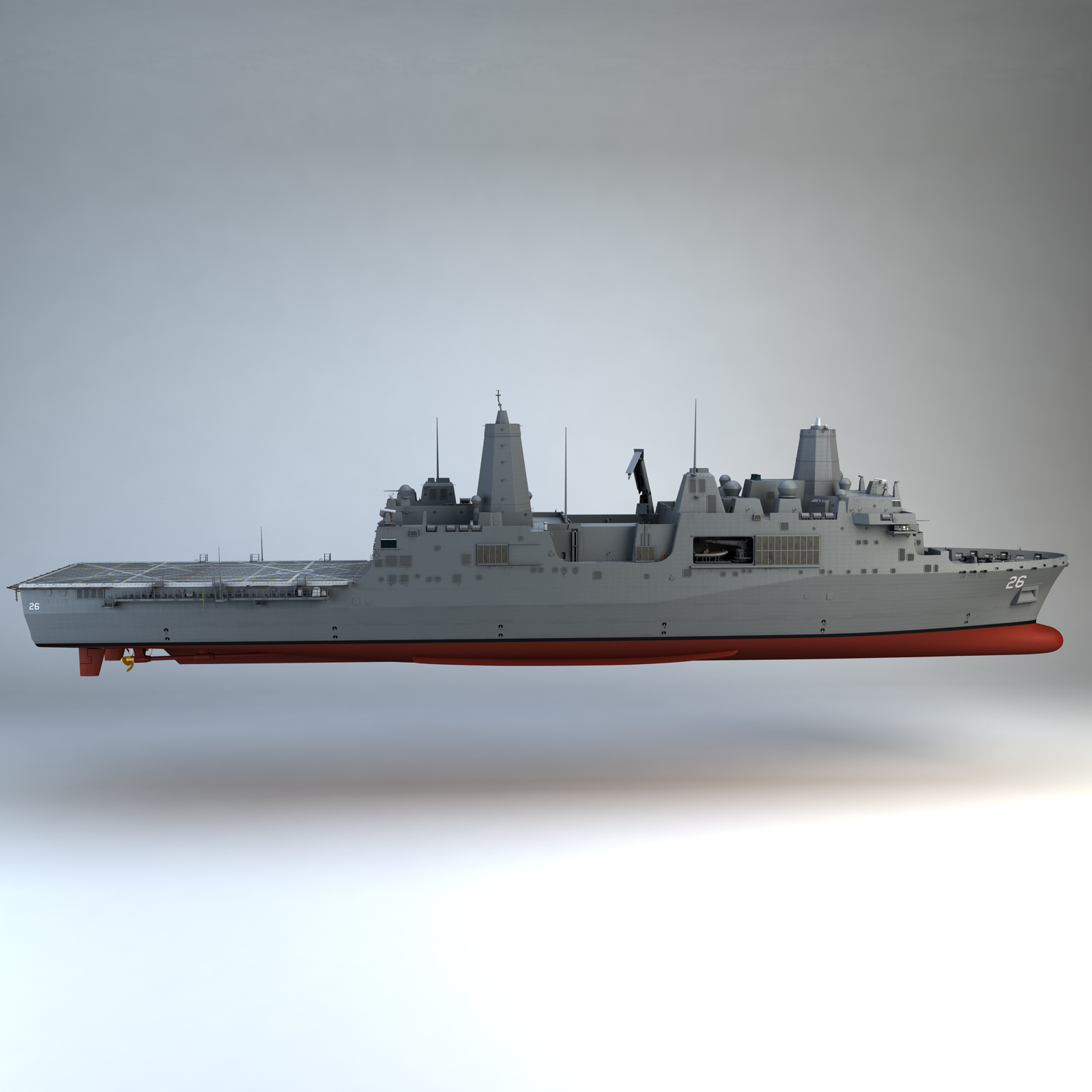 modelo 3d LPD-26 con MV22 Osprey - TurboSquid 842752