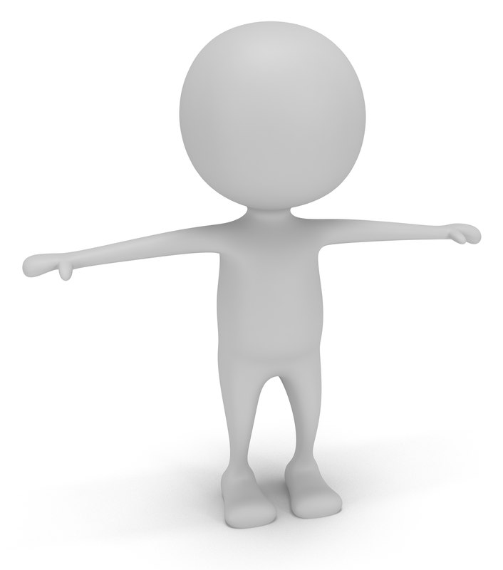 max generic cartoon character man biped