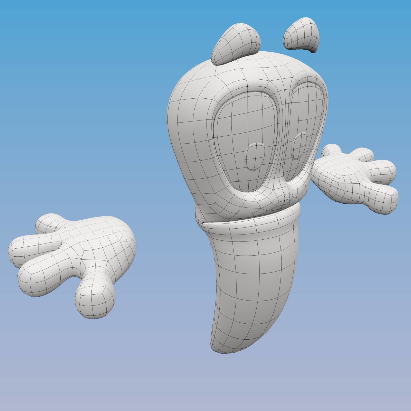 worm 3d model