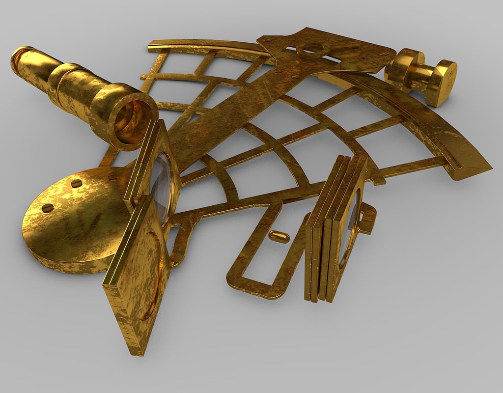 sextant 3d model