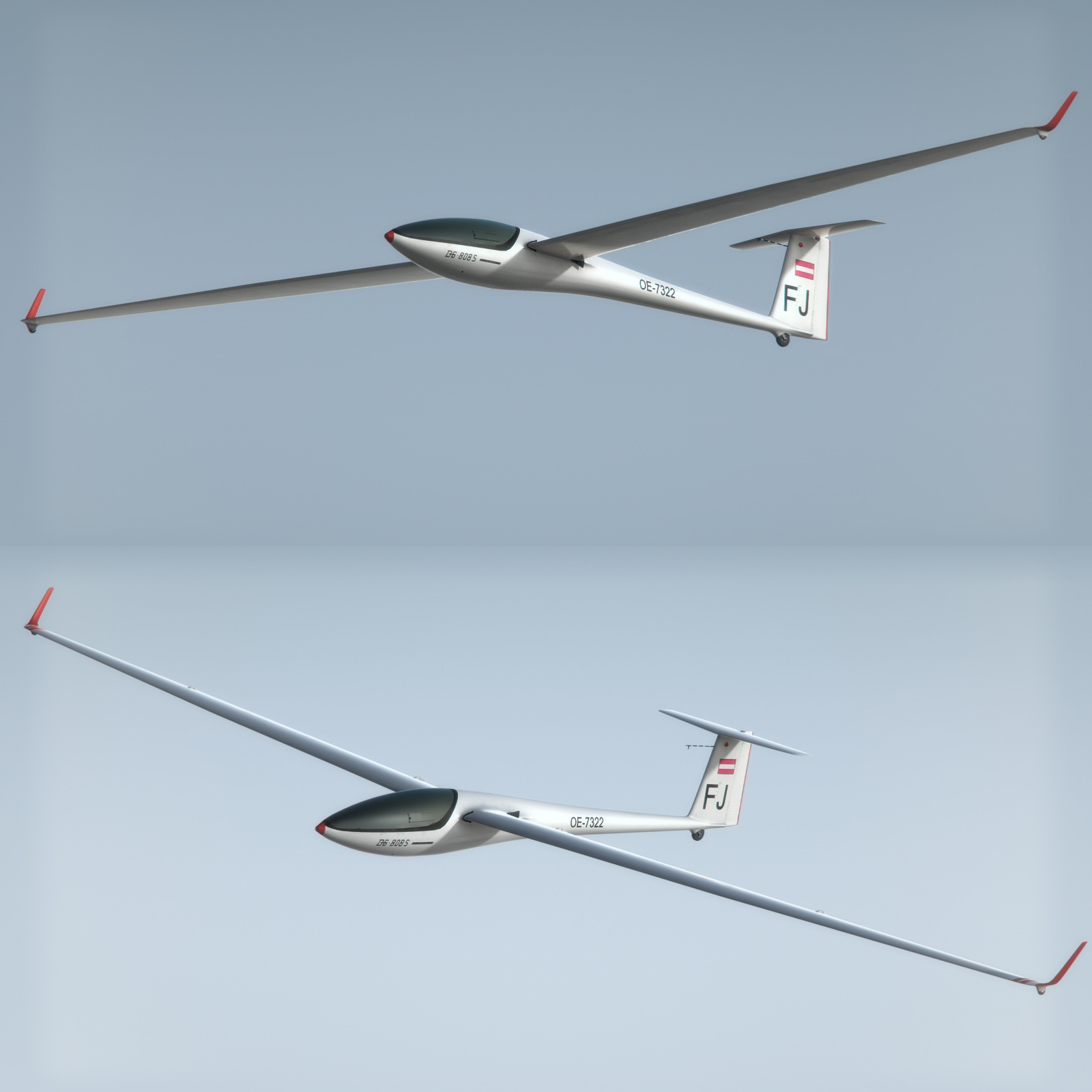 max glider dg-808s simple