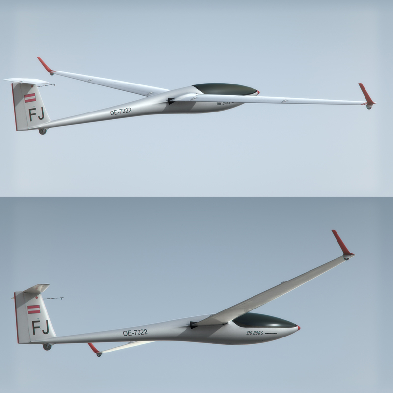 max glider dg-808s simple