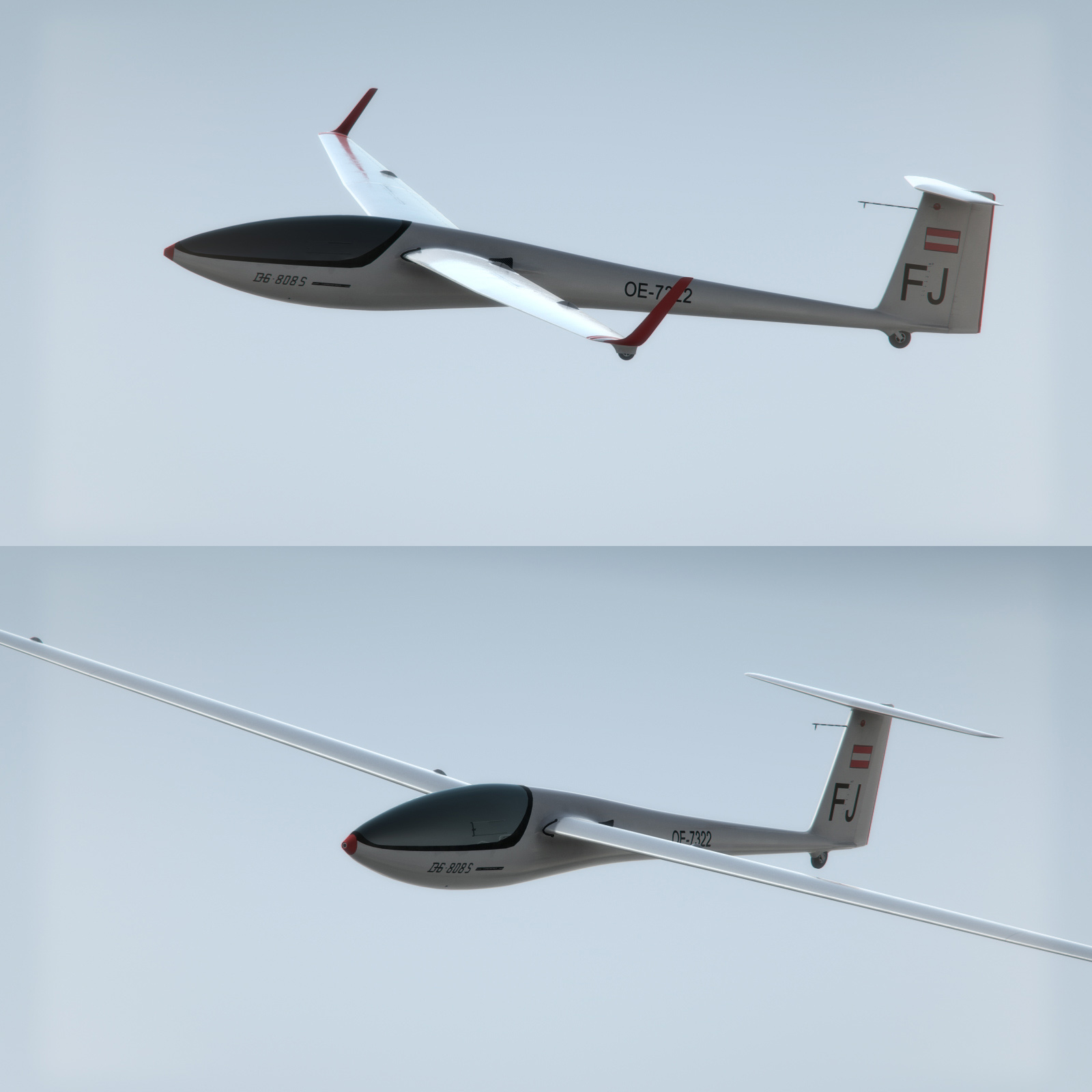 max glider dg-808s simple