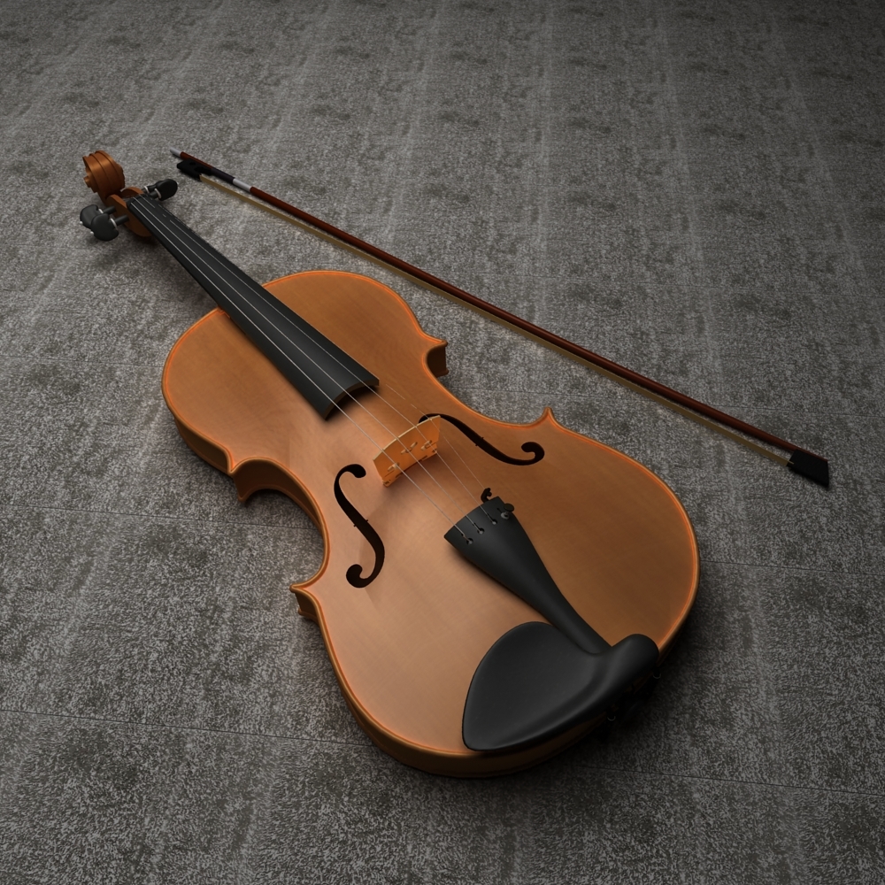 3d violin model