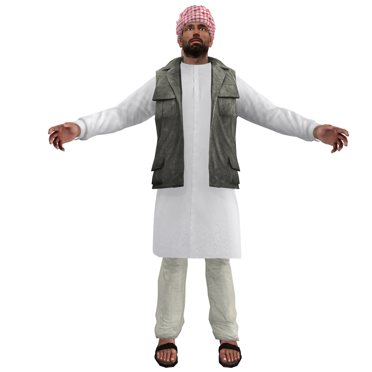 3d arab men man