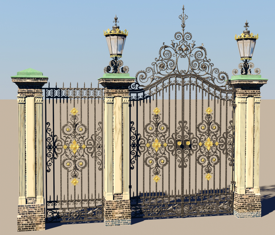 3d metallic gate