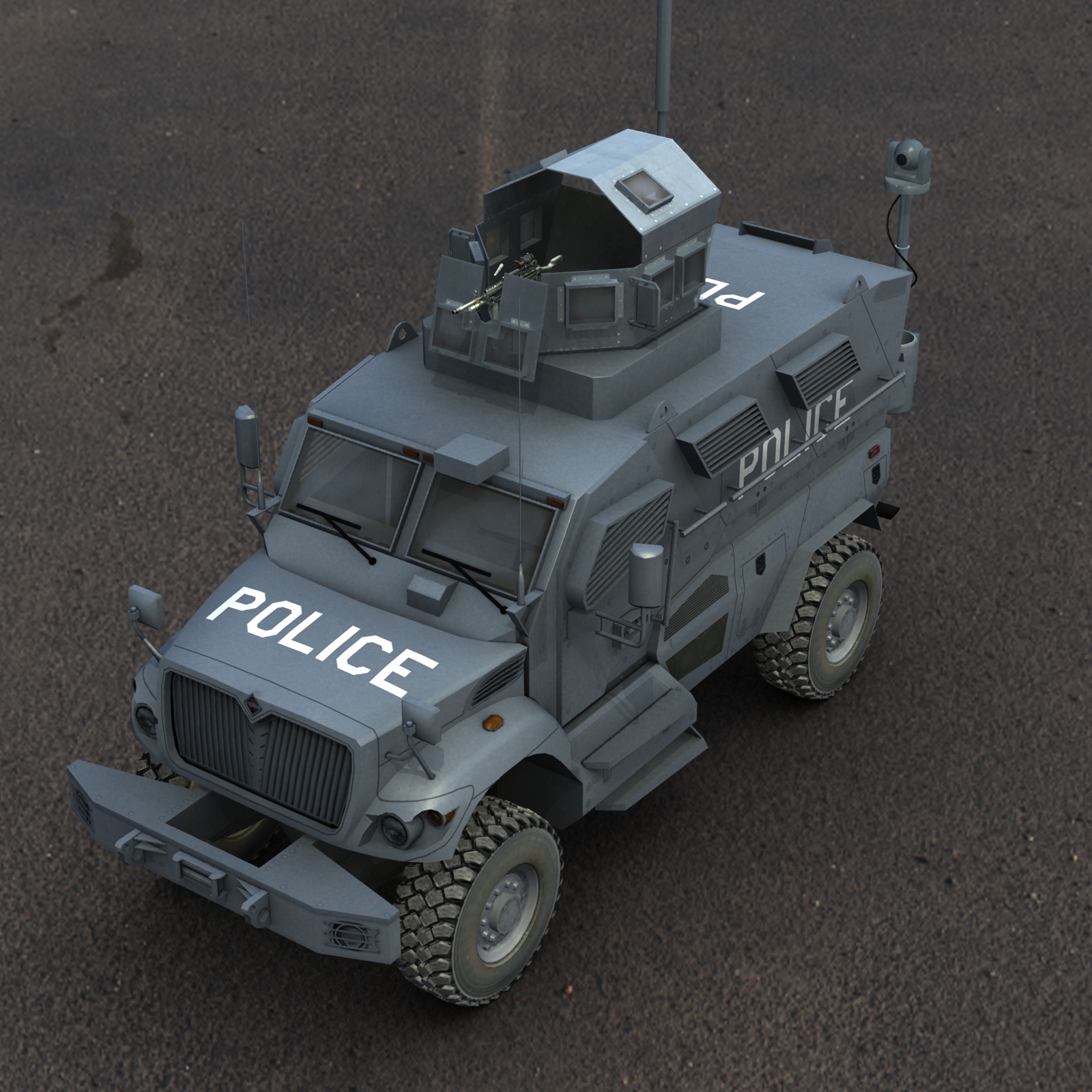 3ds maxxpro police swat