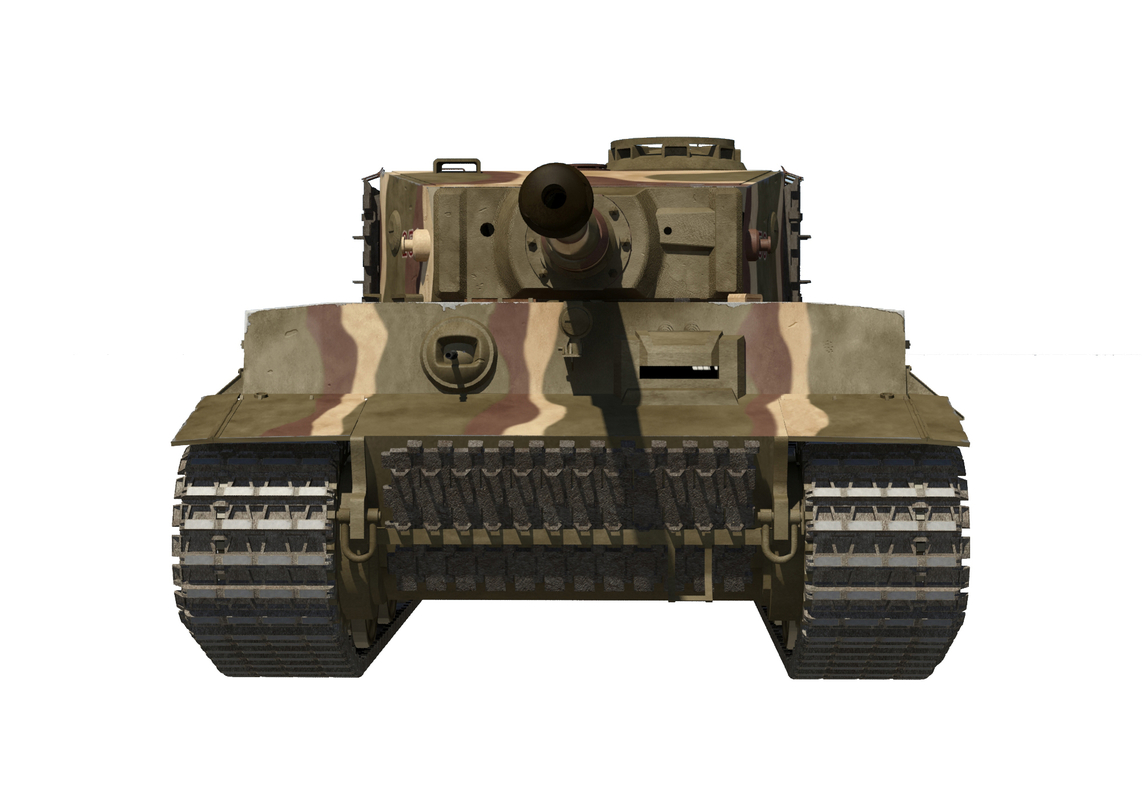 panzerkampfwagen vi tiger heavy tank 3d c4d