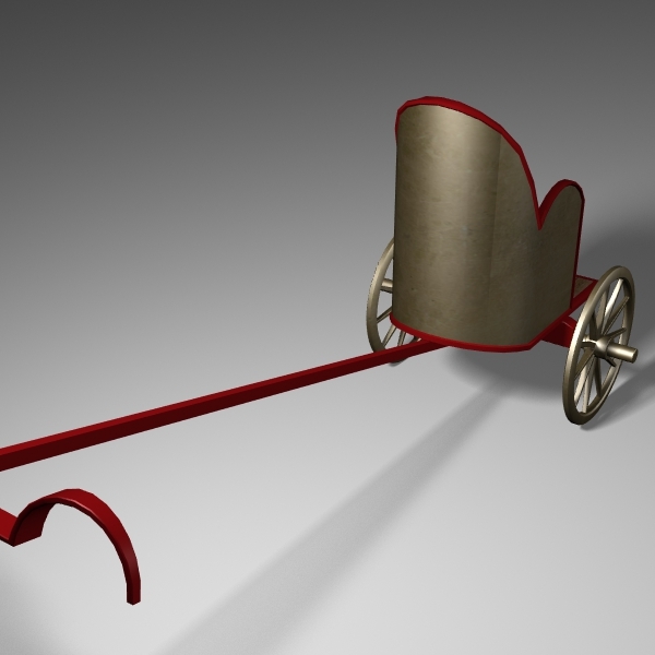 roman chariot 3d model