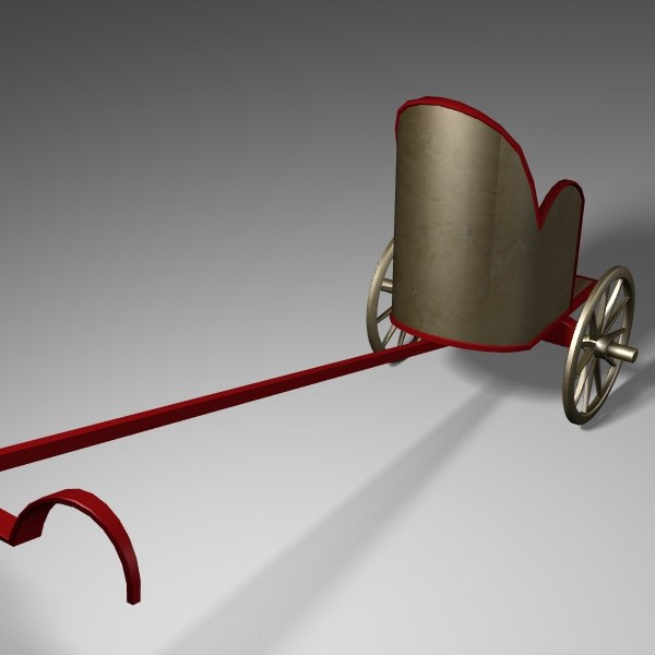 roman chariot 3d model