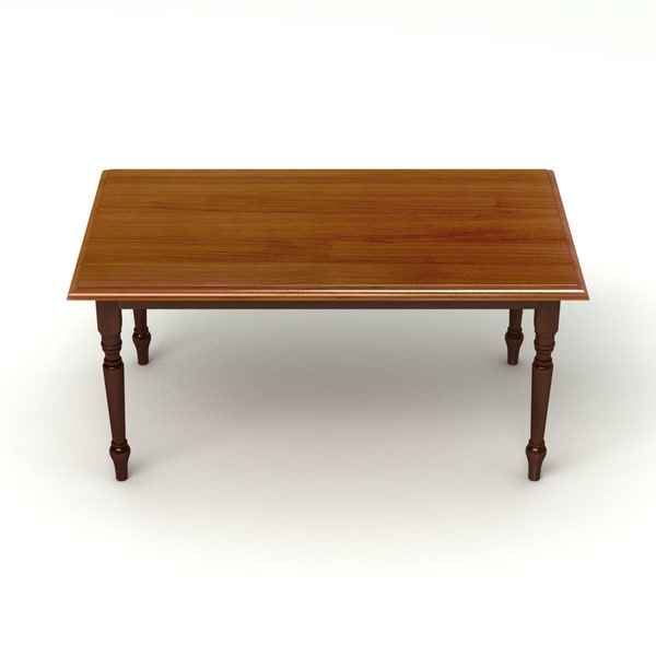 3d table dining model