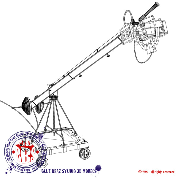 jimmy jib 3d model