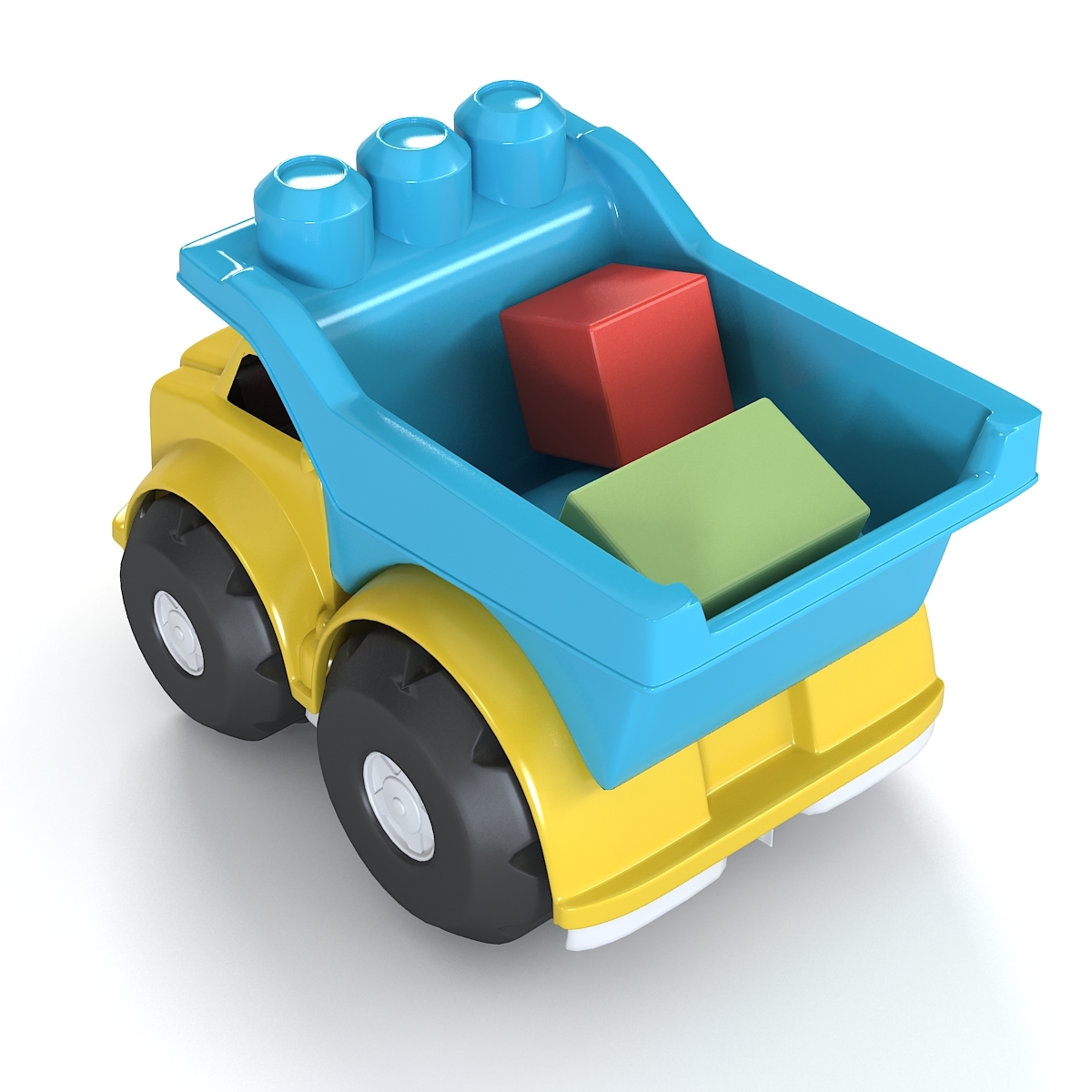 3d model dump truck block