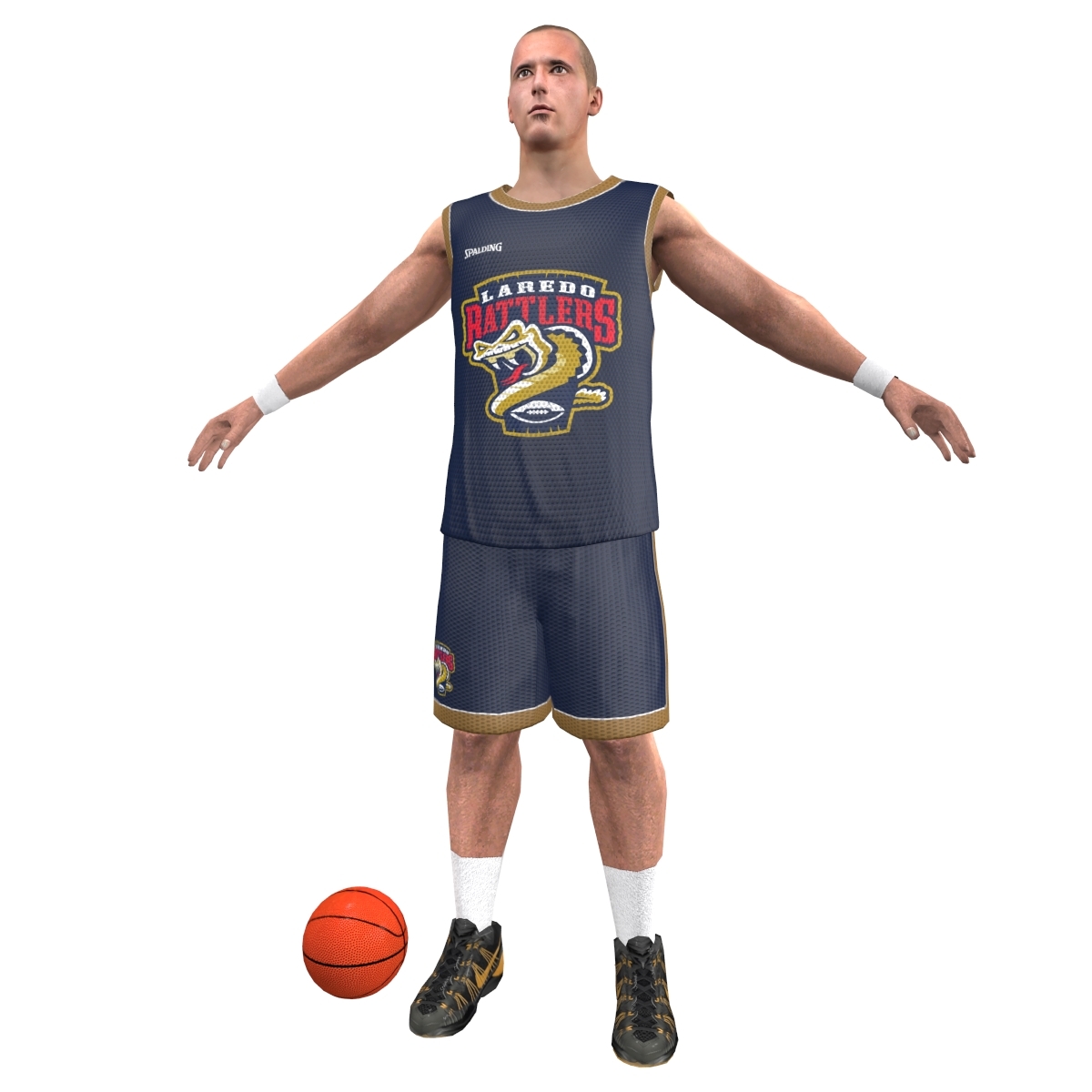 3d model basketball player