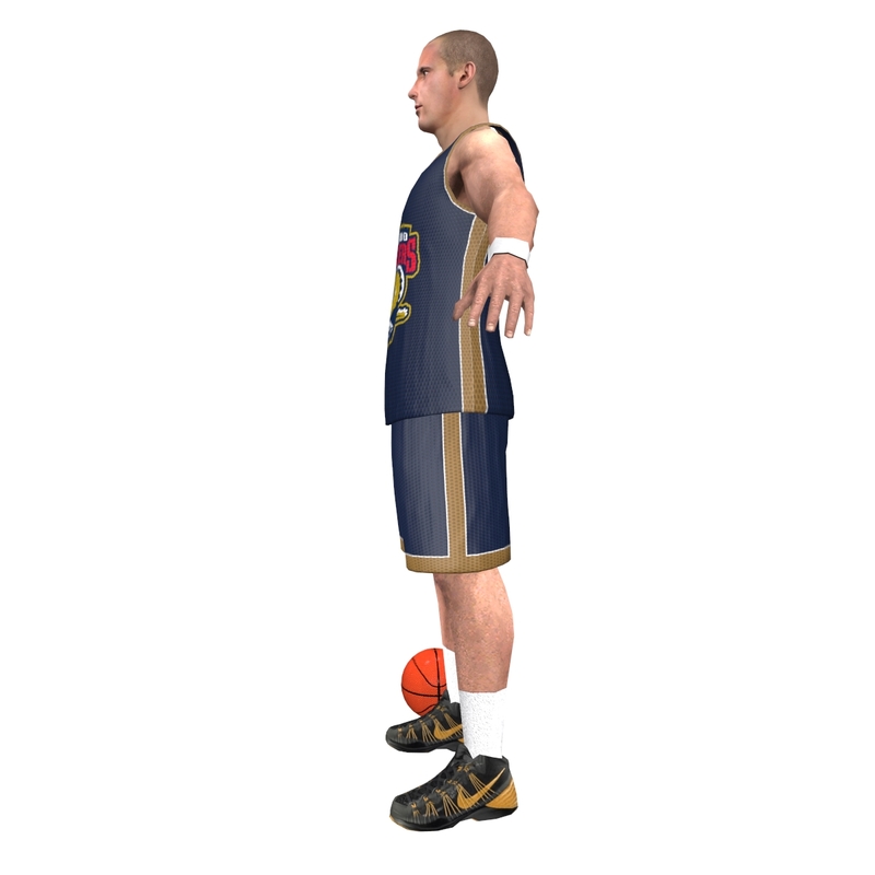 3d model basketball player