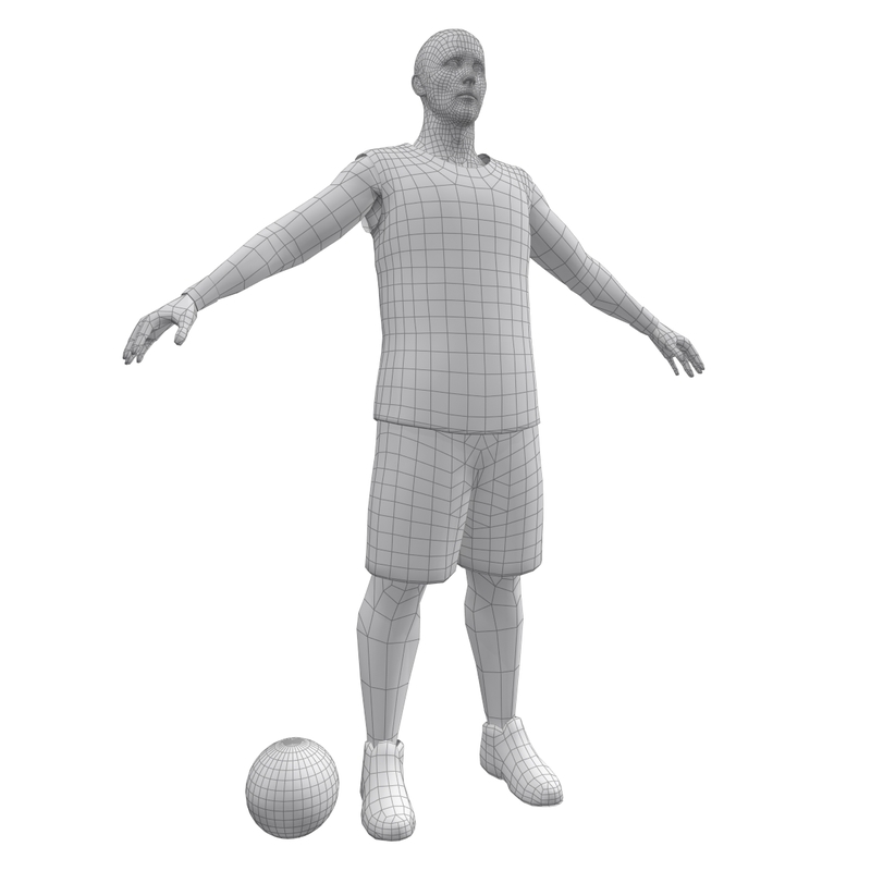 3d model basketball player