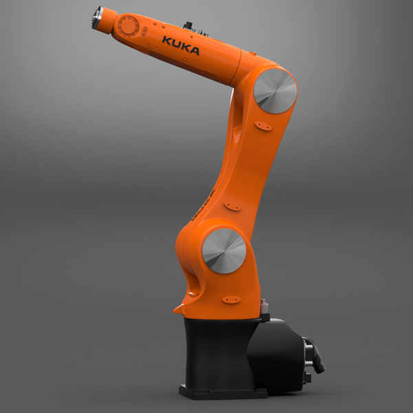 3d model kuka industrial robot
