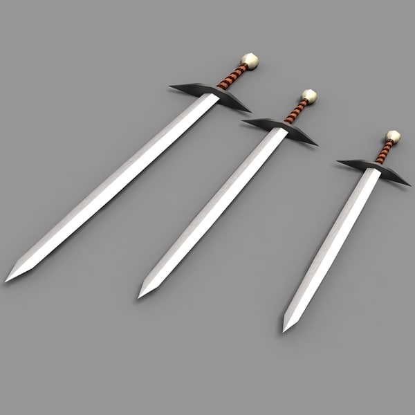 free sword 3d model