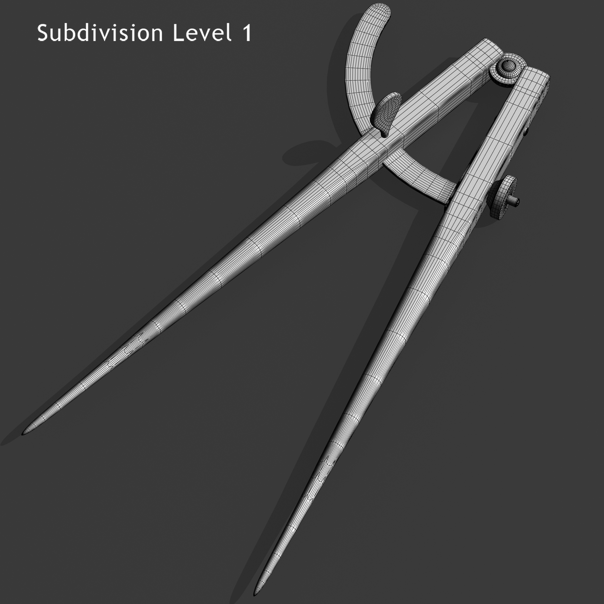 3ds max iron compass