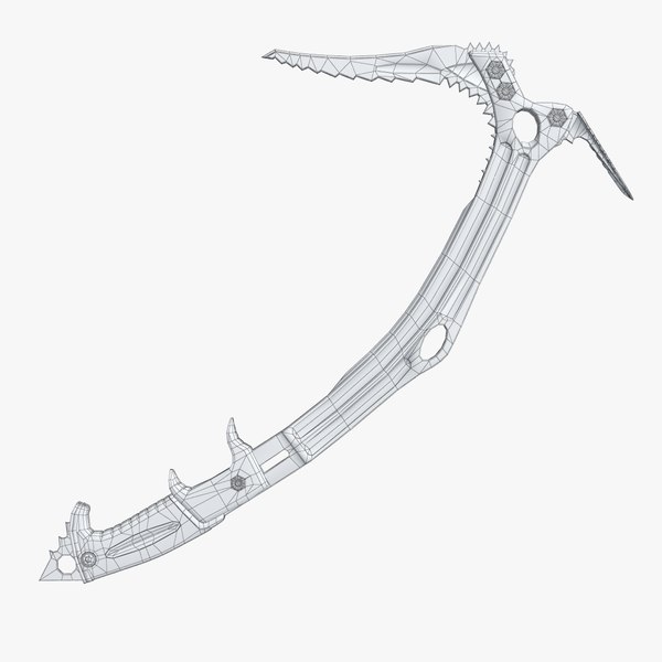 3d model ice axe 1