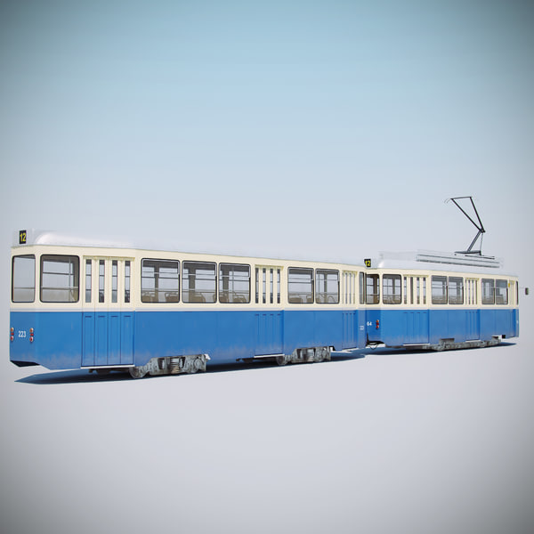 tmk 101 tram 3d model