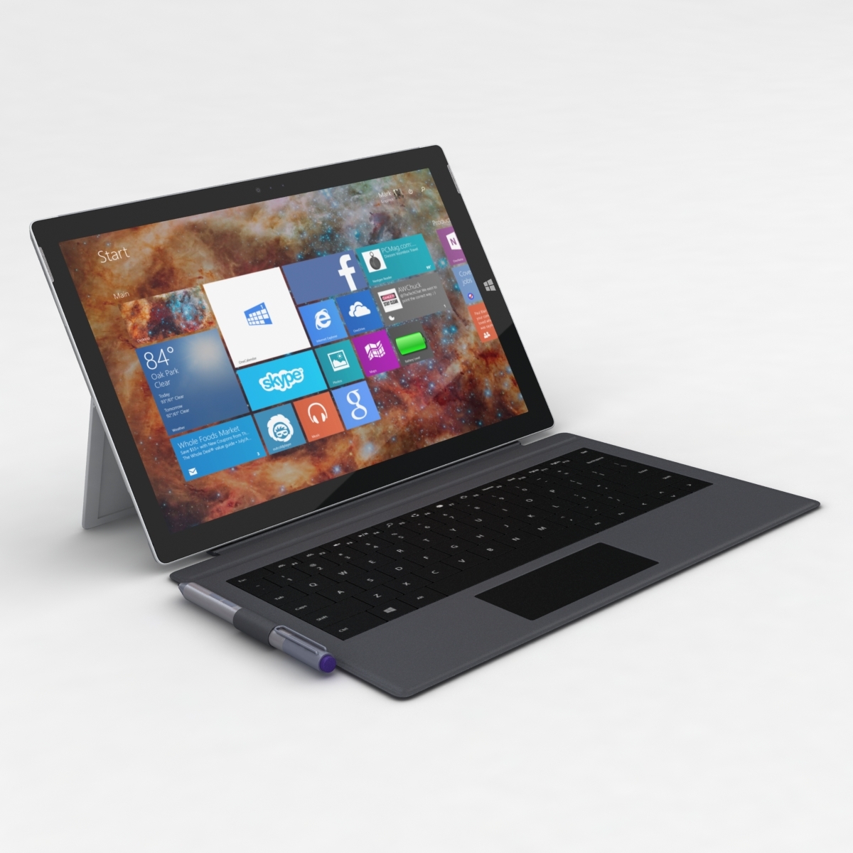 3d model microsoft surface pro 3