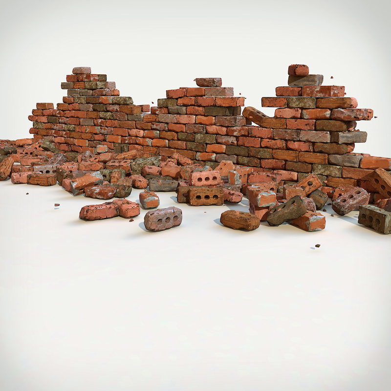 brick 3d model