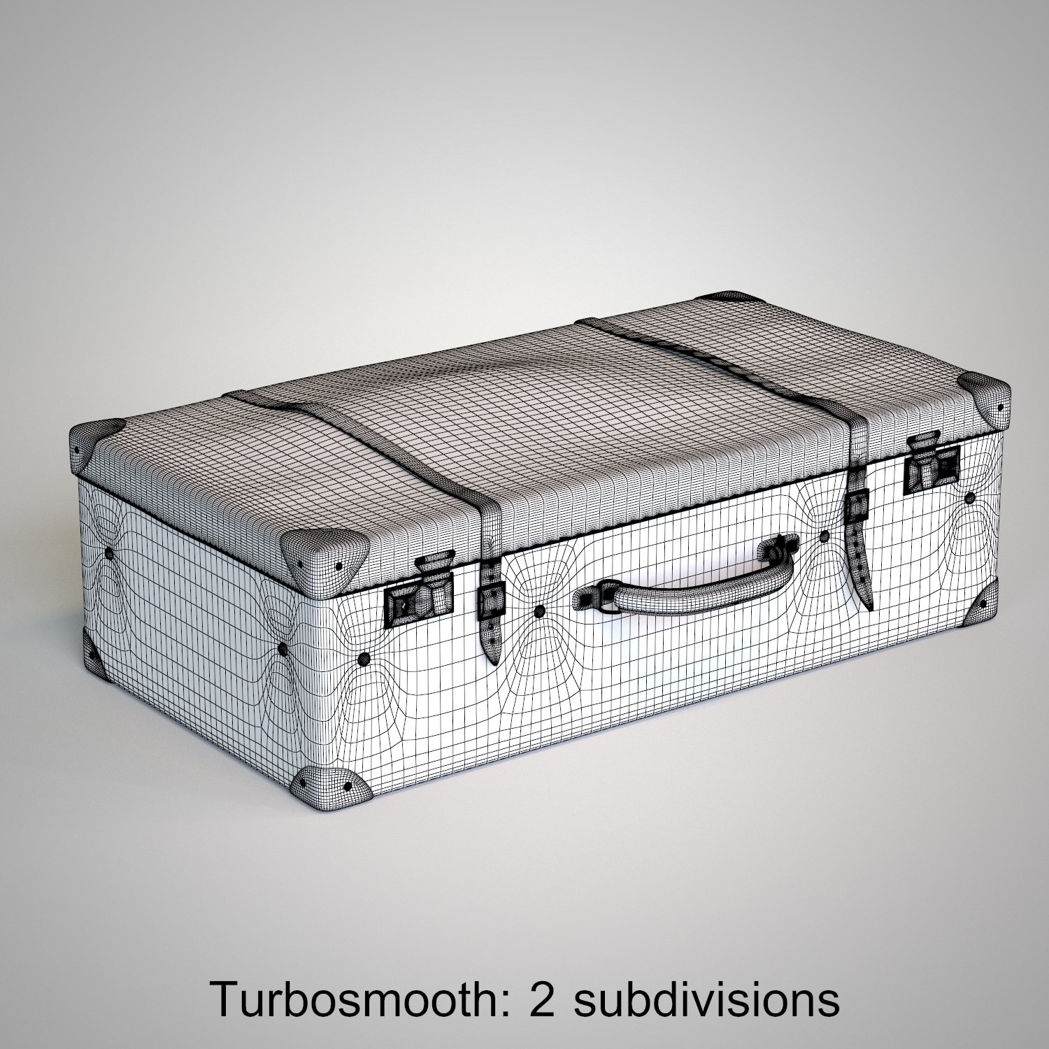 travel suitcase 3d model