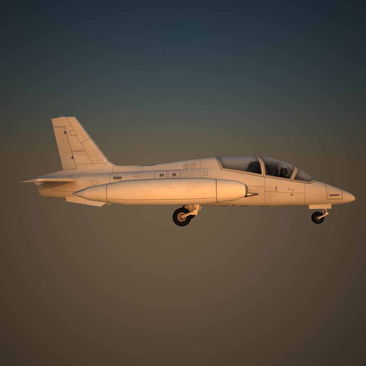 3d model aermacchi mb-339 air