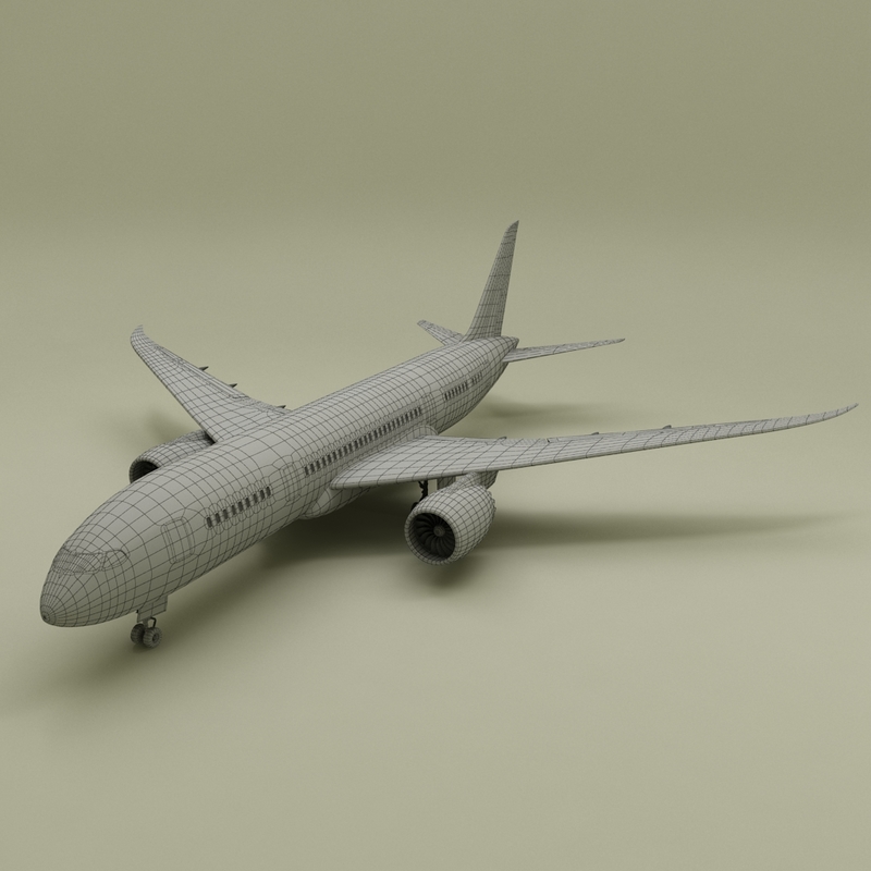 3ds max airplane