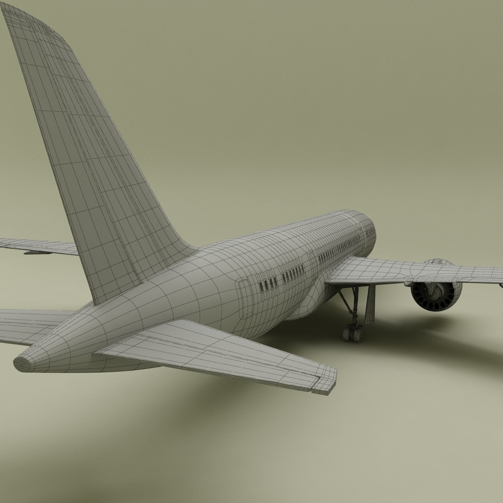 3ds max airplane