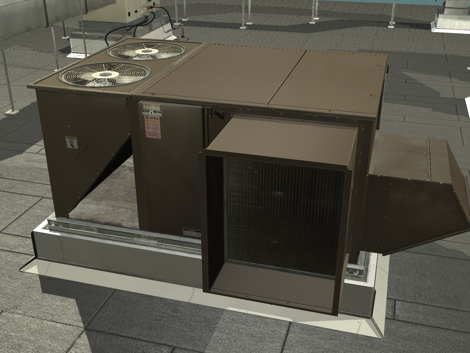 3d model hvac units