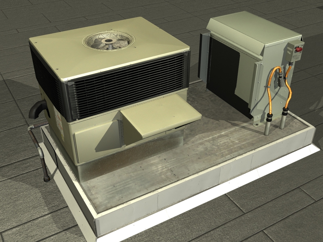 3d model hvac units